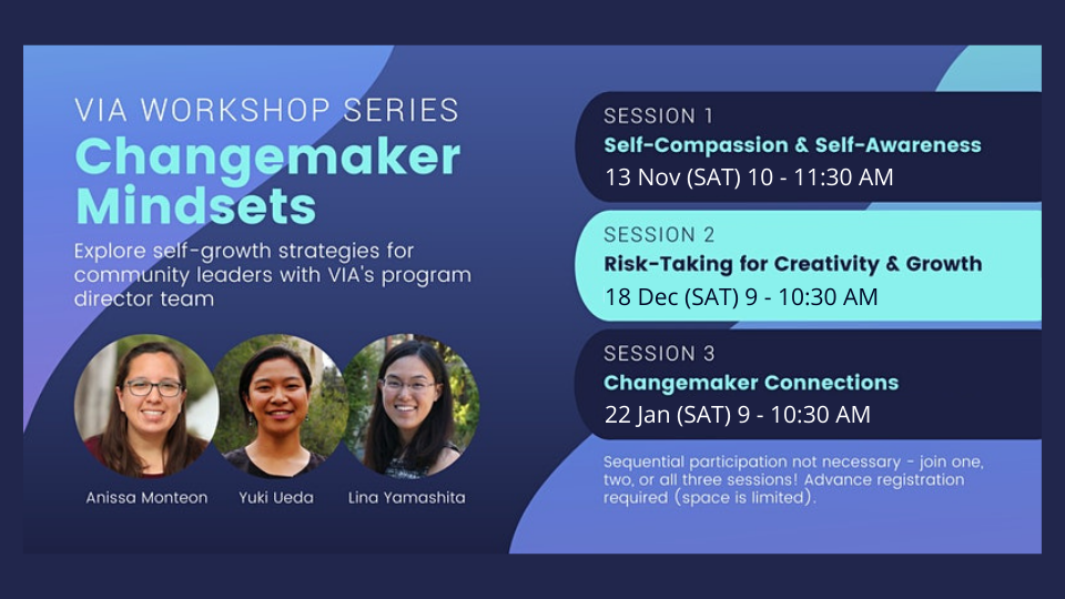 VIA Changemaker mindset workshop 2: Risk-Taking for Creativity & Growth ...